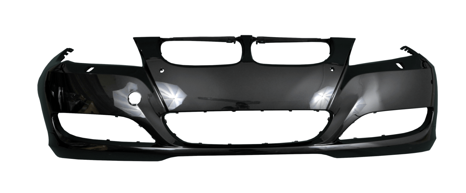 BMW 3er E90 LCI 08-12 Frontstoßstange SRA PDC lackiert 668 Schwarz ...